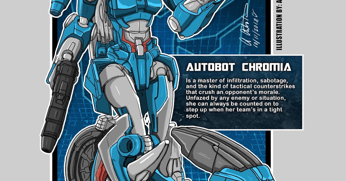 Archaznable Drawing: Transformers Generations Chromia