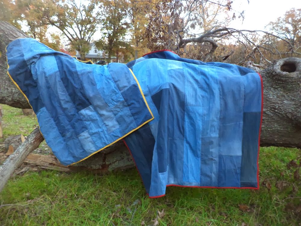 Kat & Cat Quilts: Finished Blue Jeans Quilts