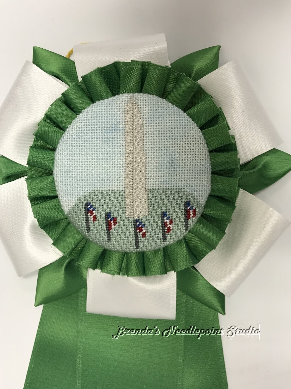 Brenda's Needlepoint Studio: ANG Seminar Ribbon Buttons - Updated 9/14/18