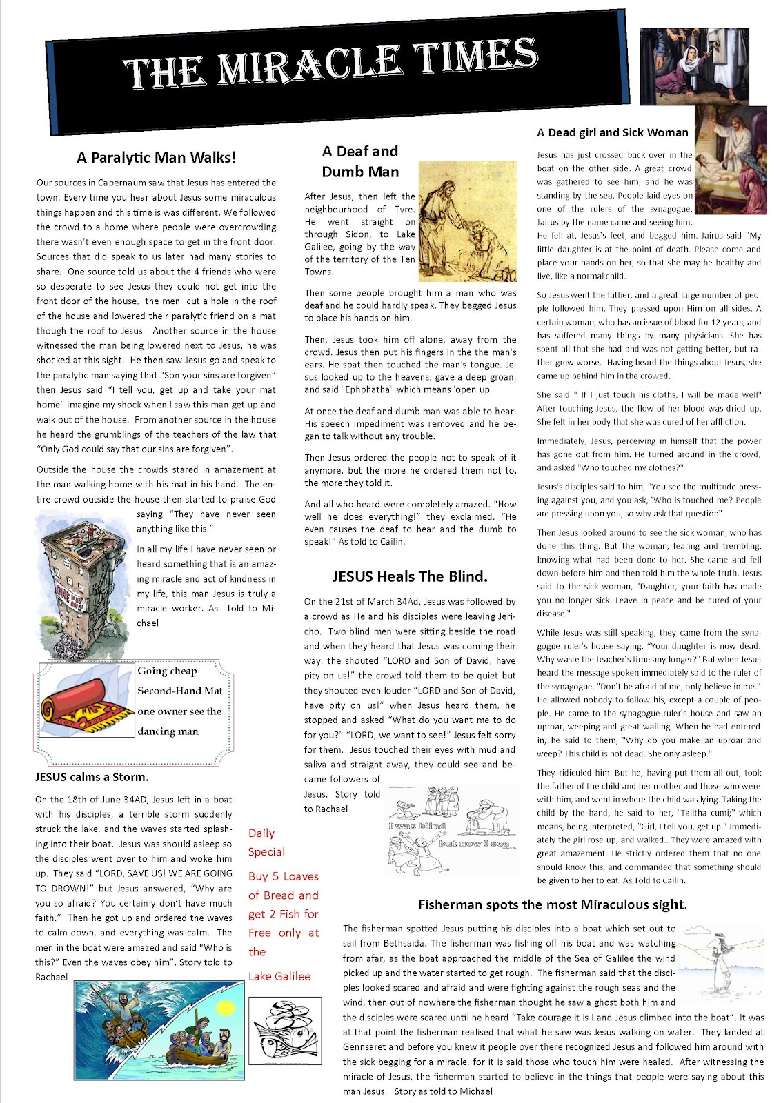 7J 2012: Christian Discovery Newspaper Article - Miracles and Preaching ...