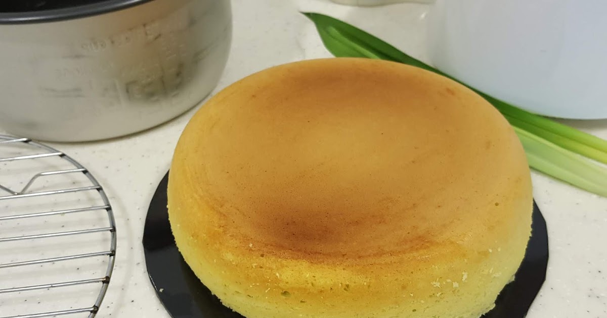 Rice Cooker Pandan Sponge Cake - Yummy~licious + Baby~licious