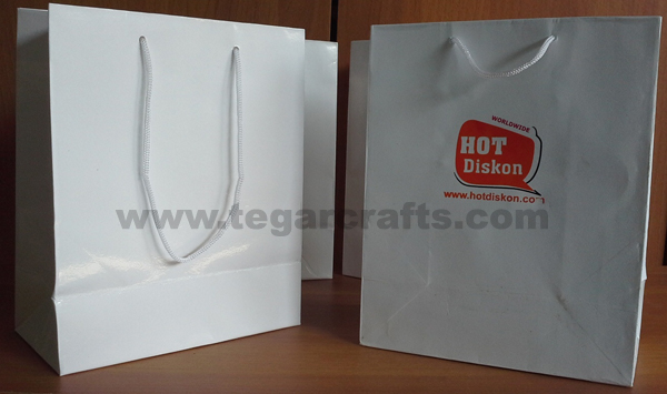 Jual Tas Kantong Kertas Belanja Terima Pesan Paper Bag (Shopping Bag)