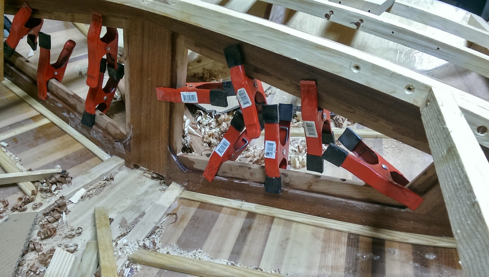 Building a 16' East Coast Melonseed Skiff: Frames for the Bulkhead ...