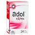أدول أكسترا أقراص مسكن للآلم وخافض للحرارة Adol Extra Tablets