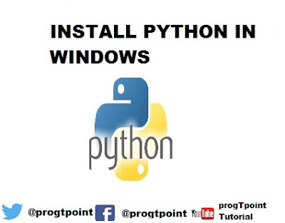 Install Python in Windows | ProgTpoint