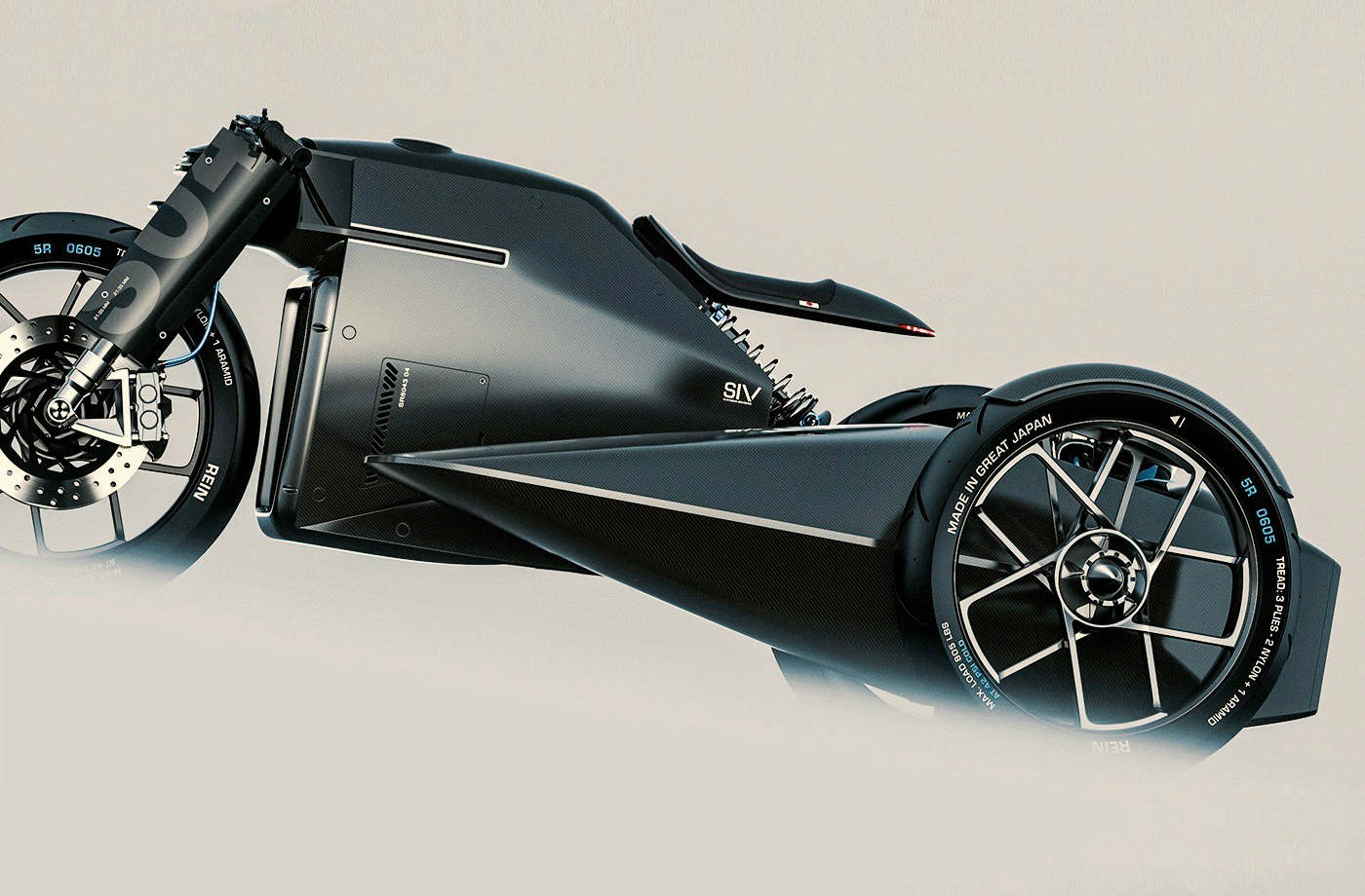 The Motorbike from Great Japan concept - Inazuma café racer