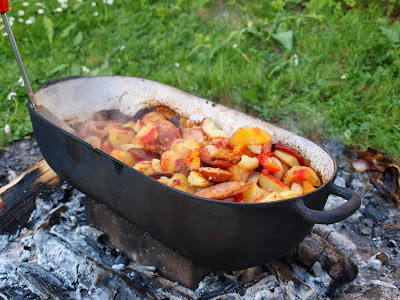Książki na patelni: Pieczonki, prażonki, kociołek na ognisku