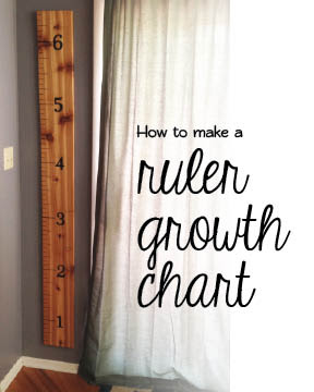 Teaching with T-Salz: DIY Ruler Growth Chart [Tutorial]