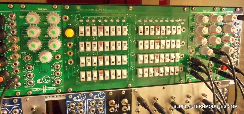 MATRIXSYNTH: MODULAR 39HP GATE SEQUENCER 4 TRACK