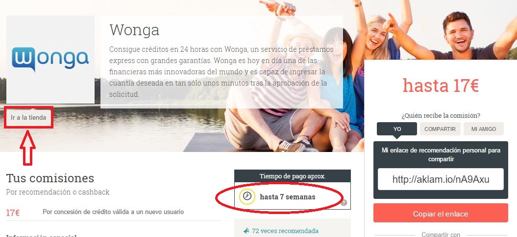 Wonga: Solicita tu crédito y gana 17€ Extra y tu primer préstamo por ...