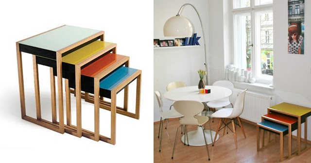 Marzua: 1926: Nesting Tables de Mart Stam