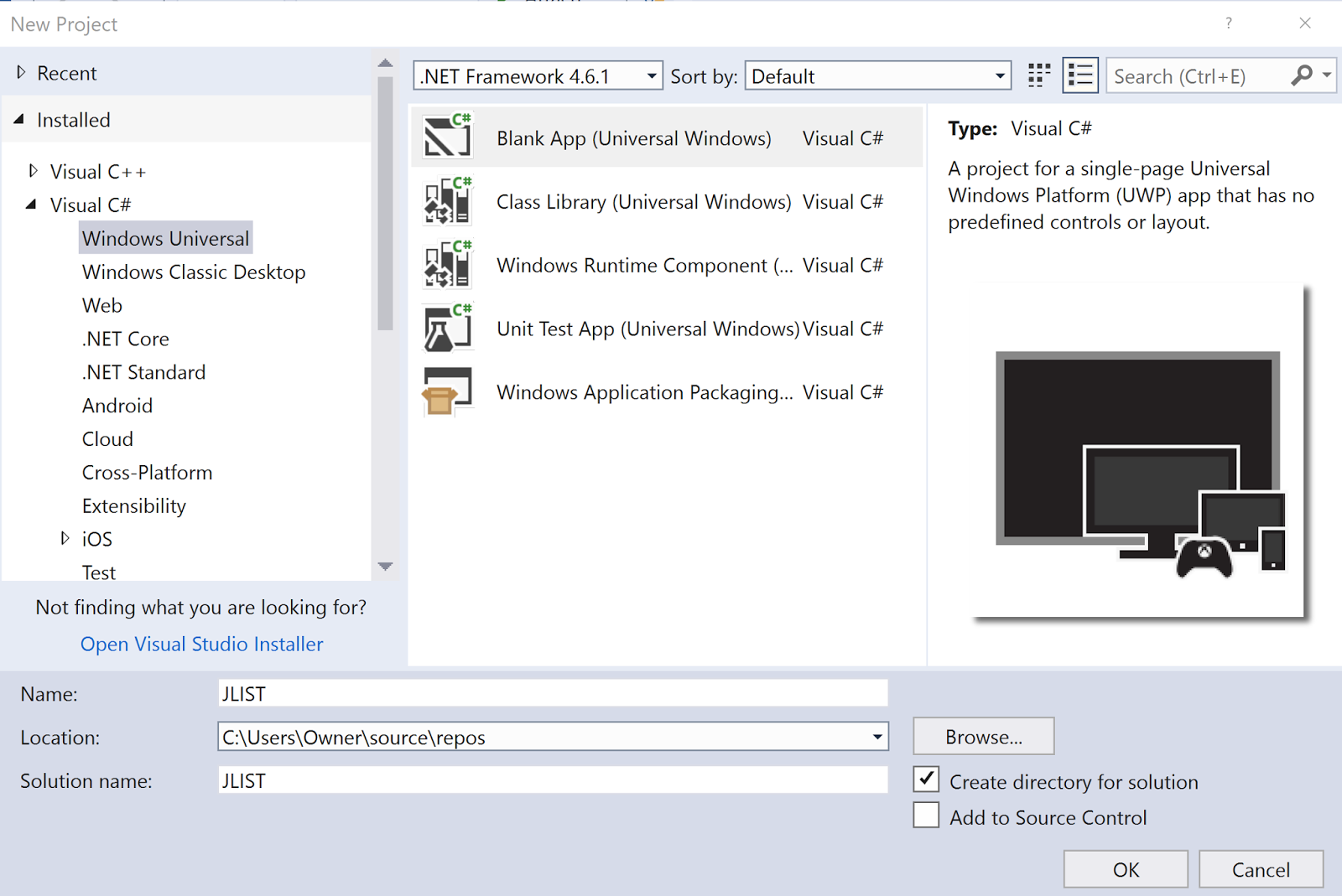 Xaml Listview Control For Universal Windows Apps
