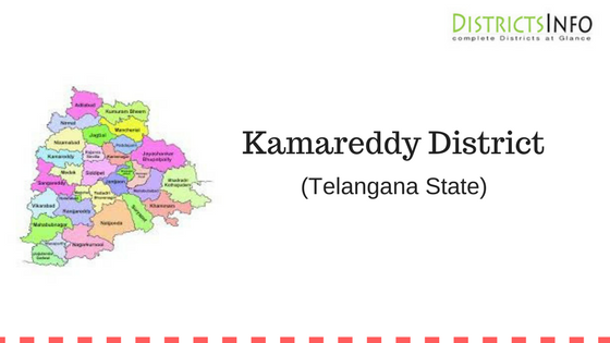 Kamareddy District with Mandals in Telangana State