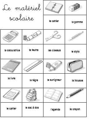 Les français de 1ºE.S.O. au I.E.S. Arzobispo Lozano: VOCABULAIRE