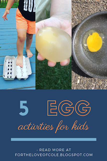 5 Kids Activities with an Egg