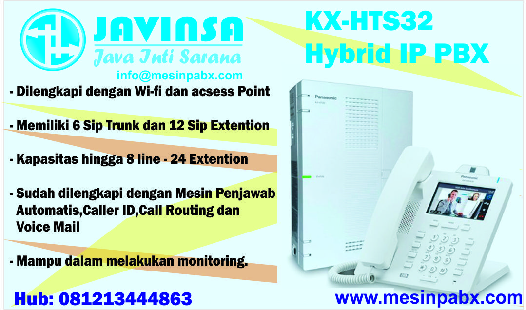 Harga IP PBX Panasonic - Java Inti Sarana | Teknisi Telepon PABX Panasonic