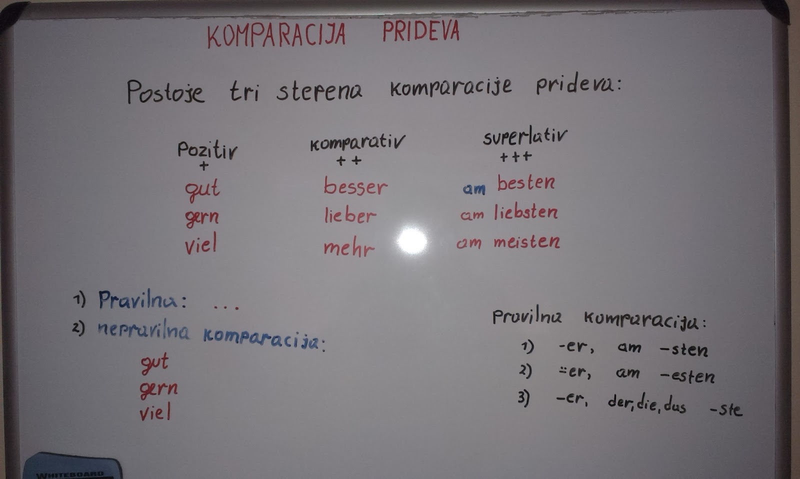 Kapacitet motora: Pridjevi primjeri