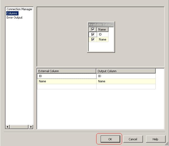 SSIS: EXCEL SOURCE TO EXCEL TARGET