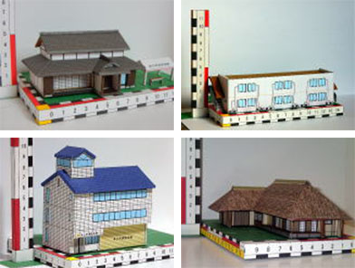 N-Scale Papercraft Buildings | Paperized Crafts