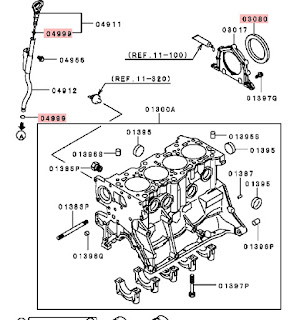 АвтоБЛОГ MITSUBISHI: Комплект прокладок двигателя для Mitsubishi Lancer ...