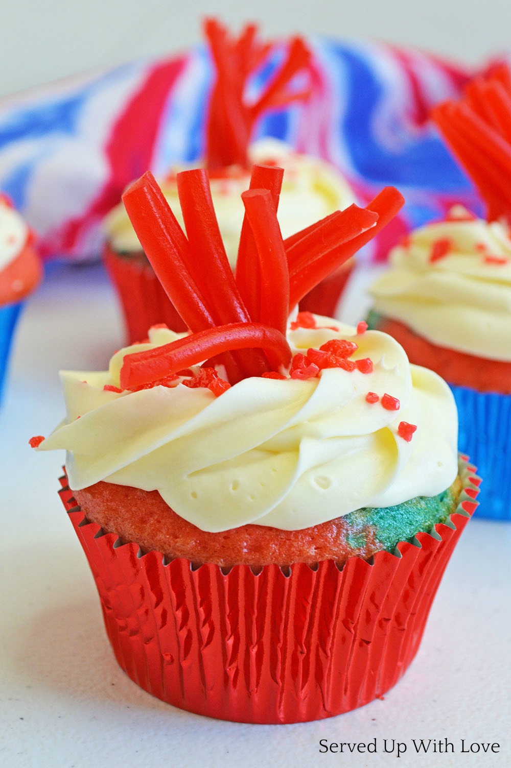 Firework Cupcakes | Served Up With Love