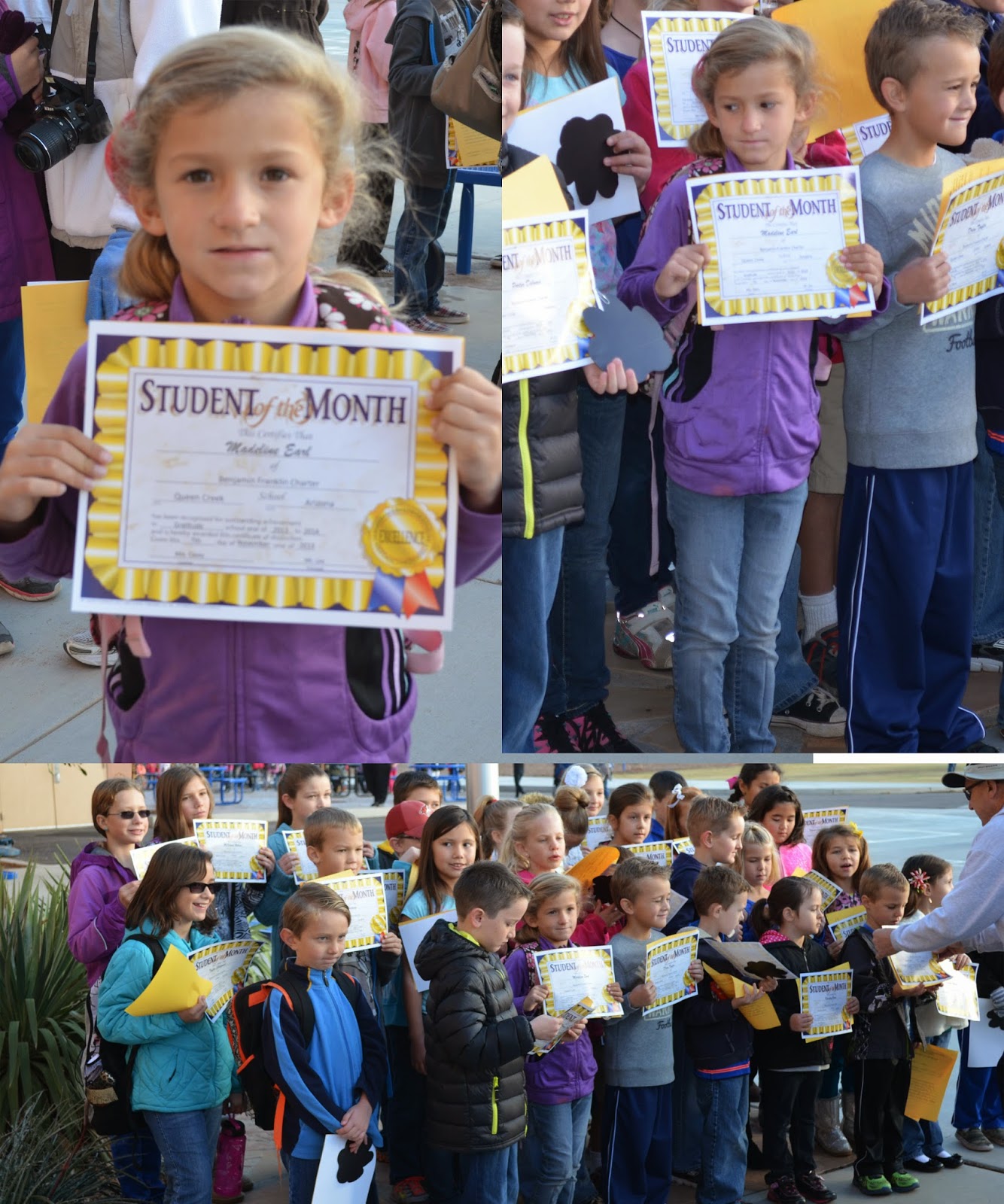earl family blog: student of the month!
