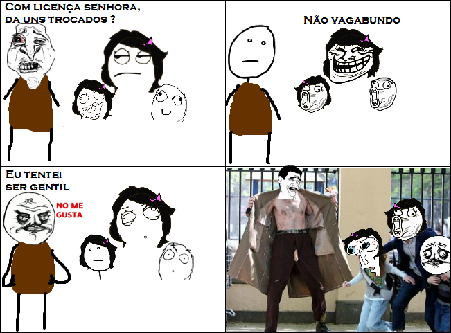 Caos Memes: Mendigo tarado