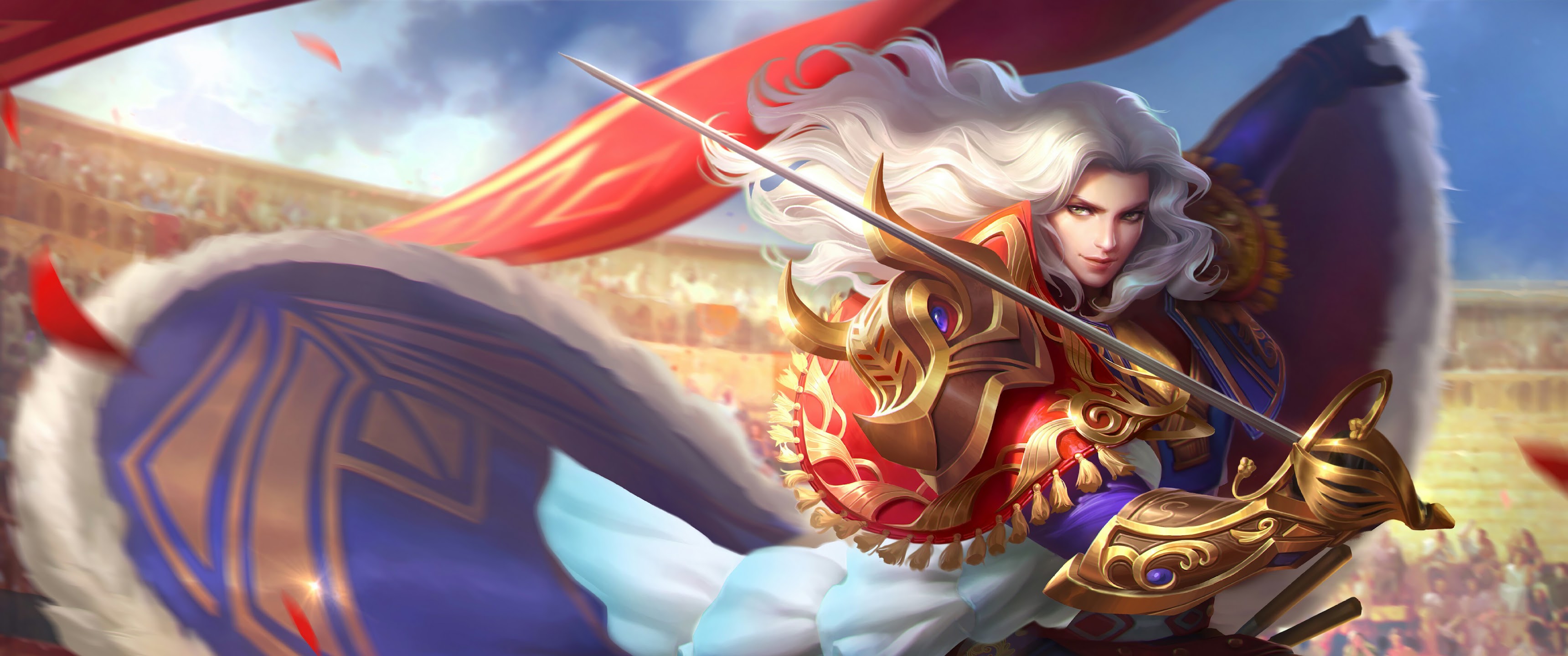 Lancelot, Royal Matador, Skin, Mobile Legends, 4K, #125 Wallpaper PC ...
