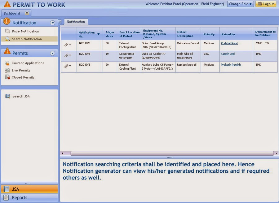 Electronic Permit to Work System: e-PTW Software