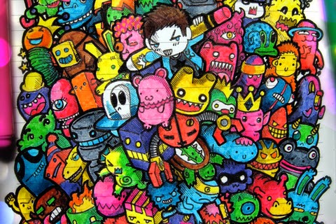 studio kasut hana: CORAK DOODLE