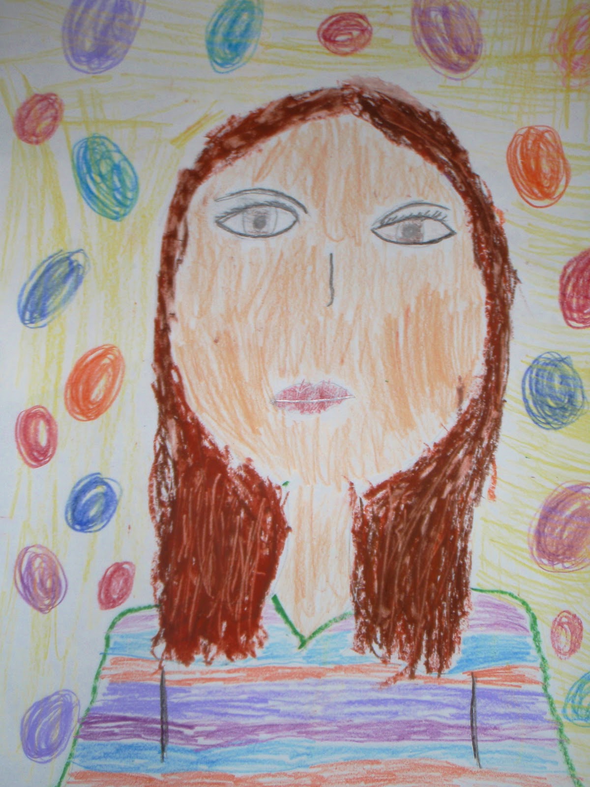 Fayston Elementary Art: Self Portraits by Third and Fourth Graders