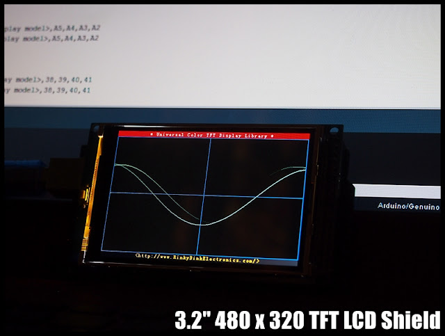 Arduino Er 32 480 X 320 Tft Lcd Shield Install Utft Library And Test With Arduino Mega 2560