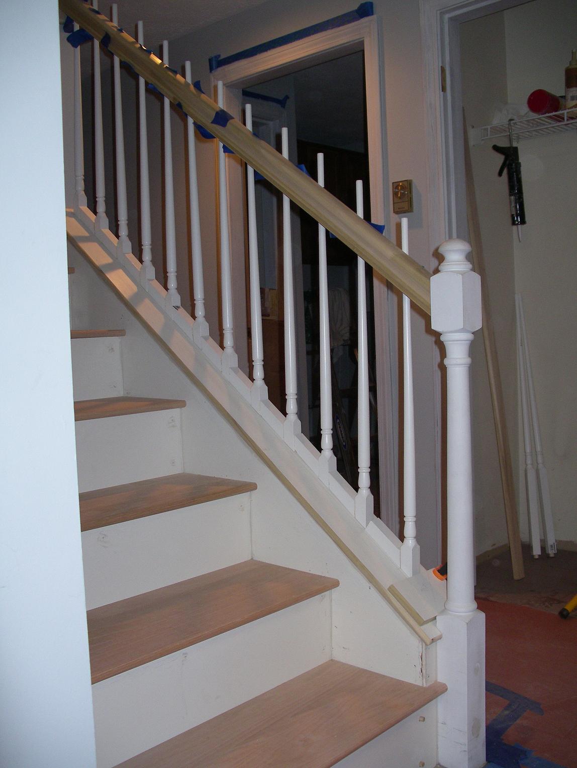 Nails and Sawdust: Handrail work