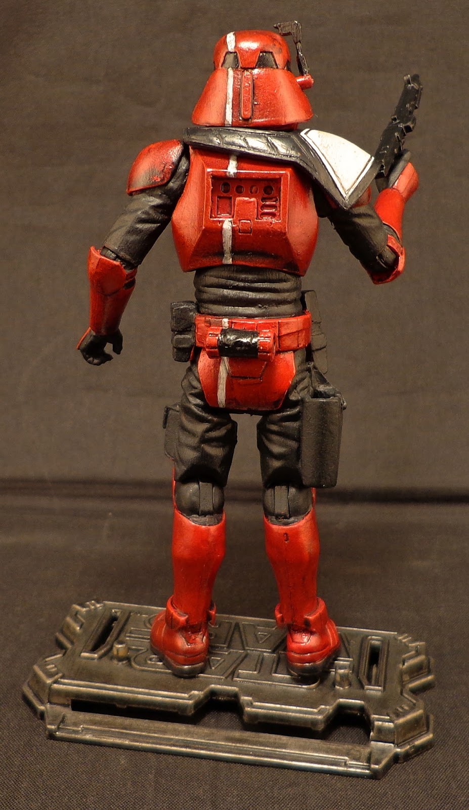 Stronox Custom Figures: Star Wars: Crimson Imperial Commando Officer