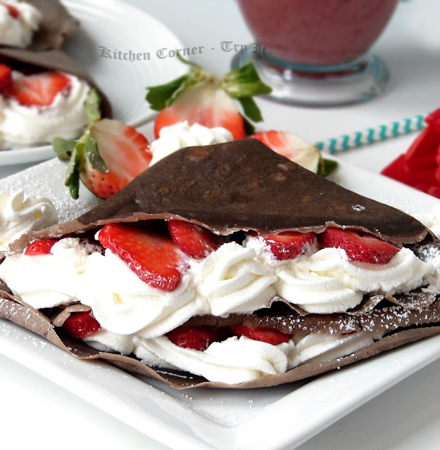 Chocolate Crepes- Breakfast Recipe