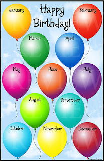Johnson Creations: Lost Tooth Certificates & Birthday Balloons Chart