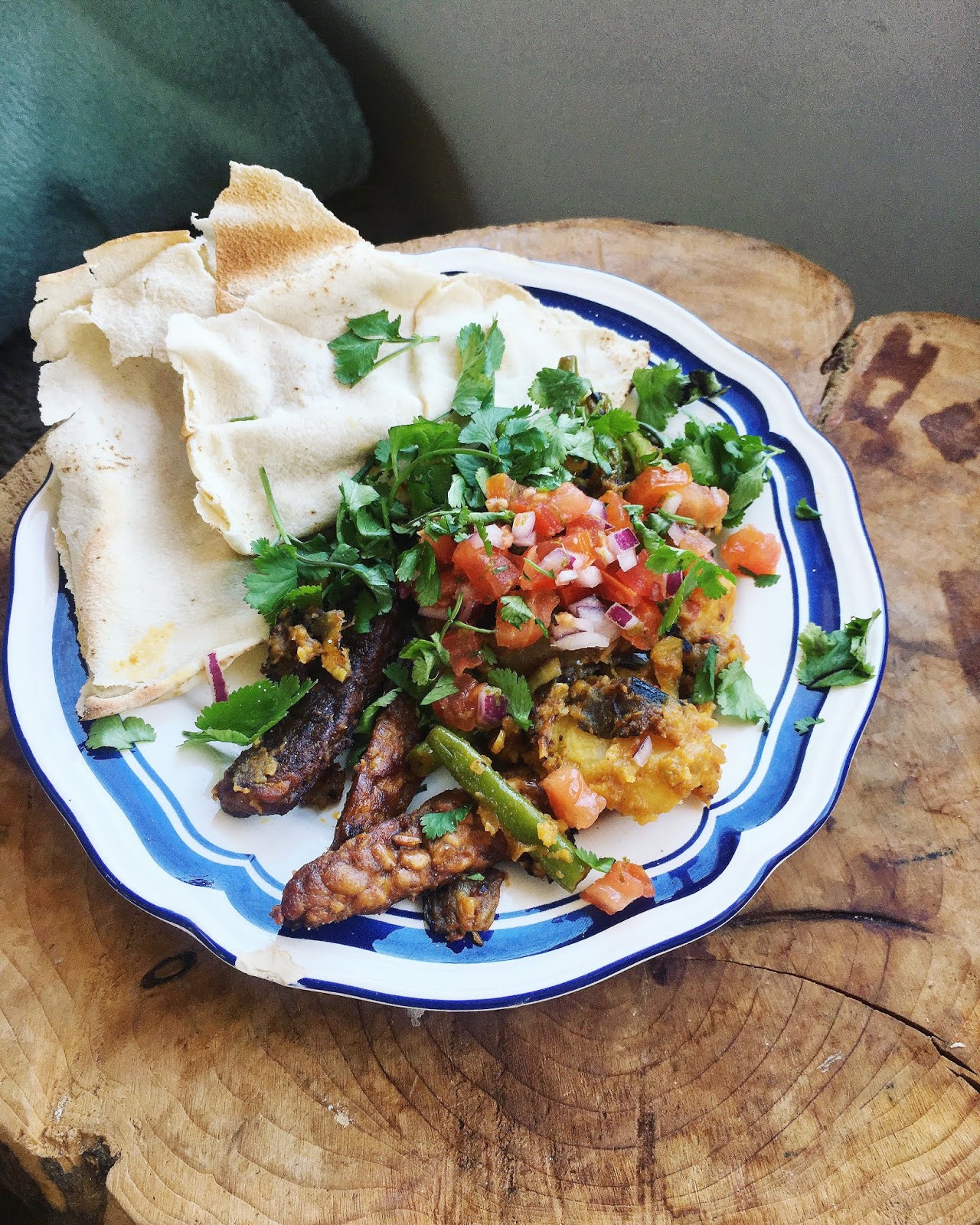 Vegan / Vegetarische Roti