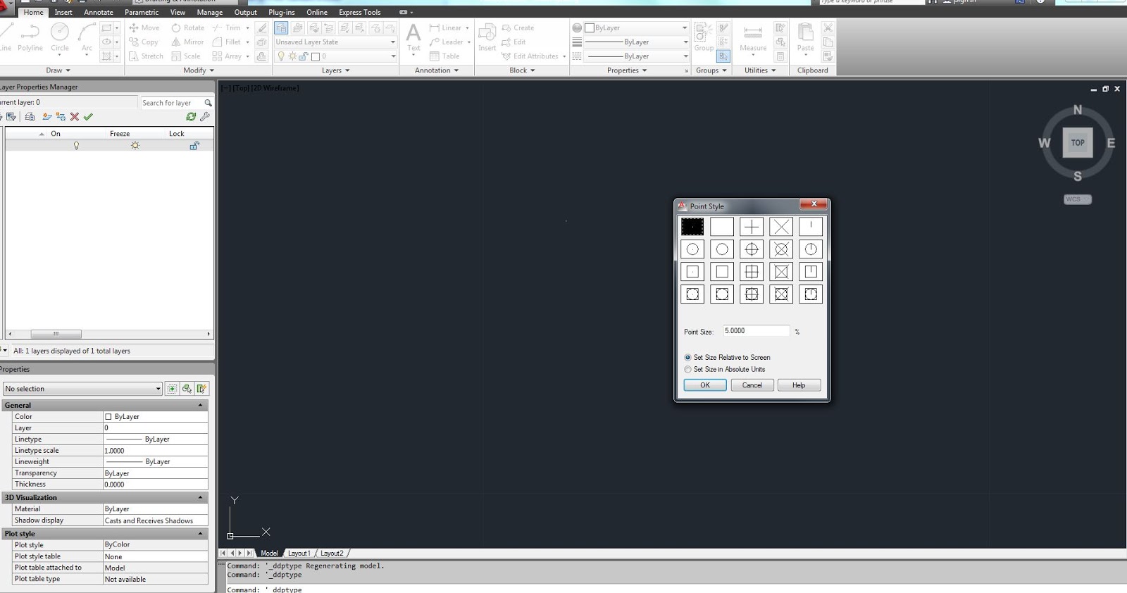 Cara mengubah point style di autocad ~ Tempat Mencari Ilmu