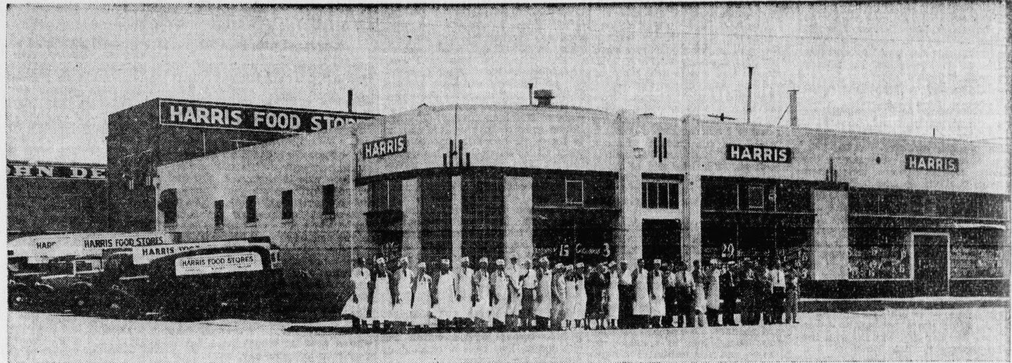 History of Amarillo, Texas: Harris Food Stores -- 1938
