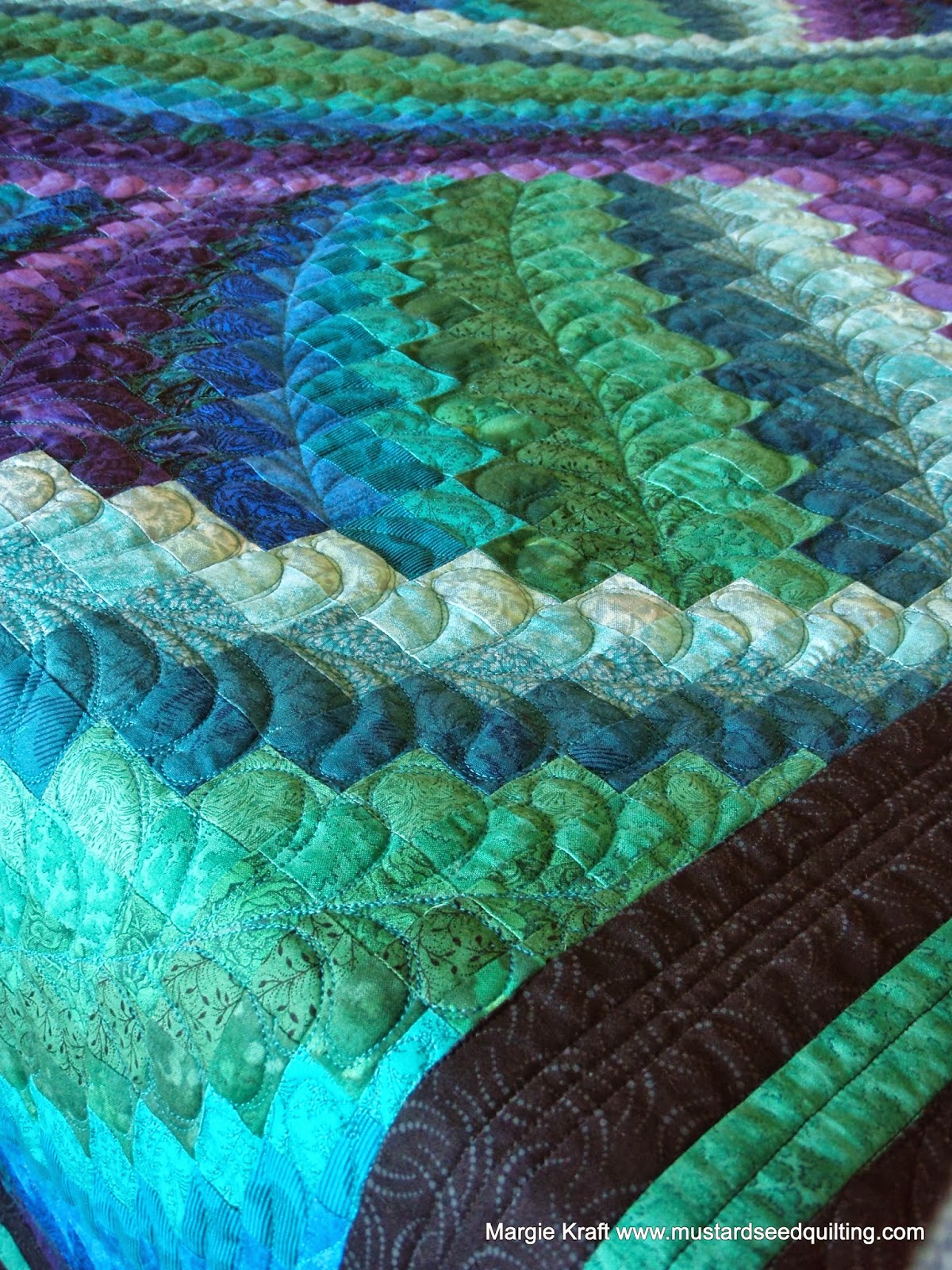 Margie Quilts.....: Dixie's Twisted Bargello....