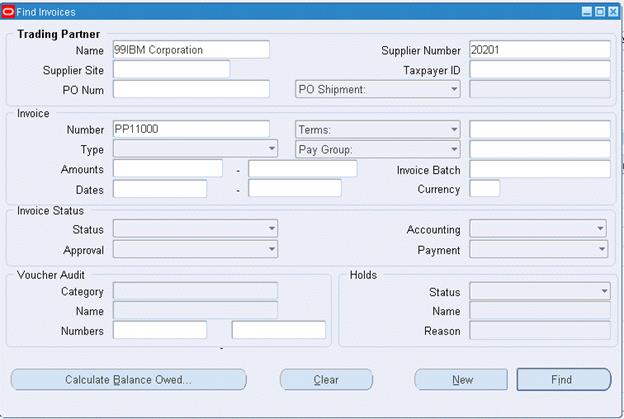 Oracle Applications: Create a Prepayment in Oracle Payables