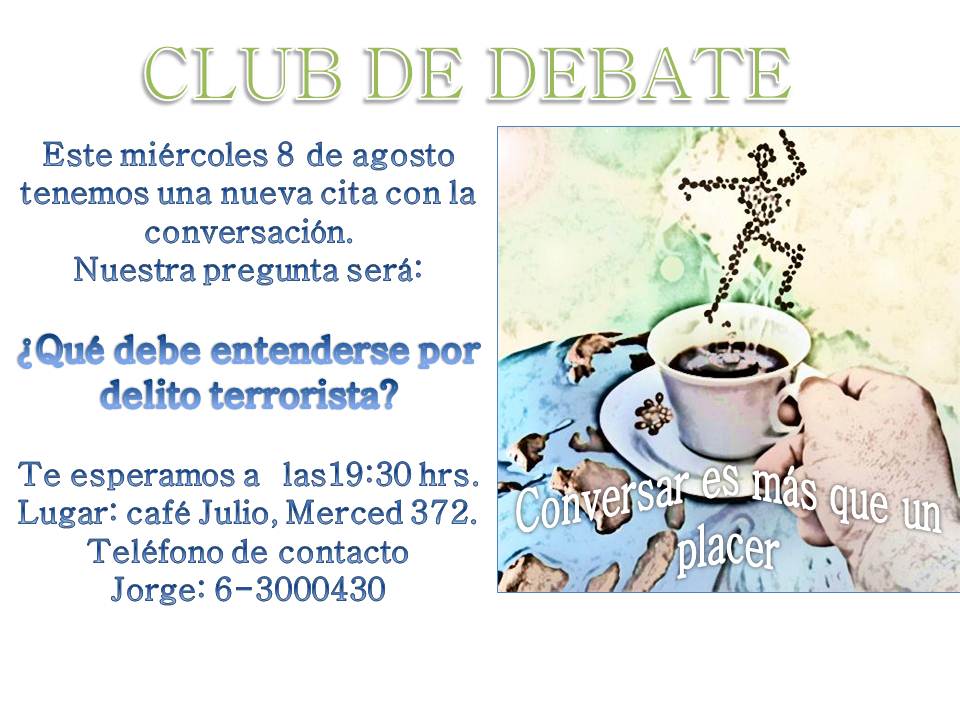 CLUB DE DEBATE DE SANTIAGO: 2012