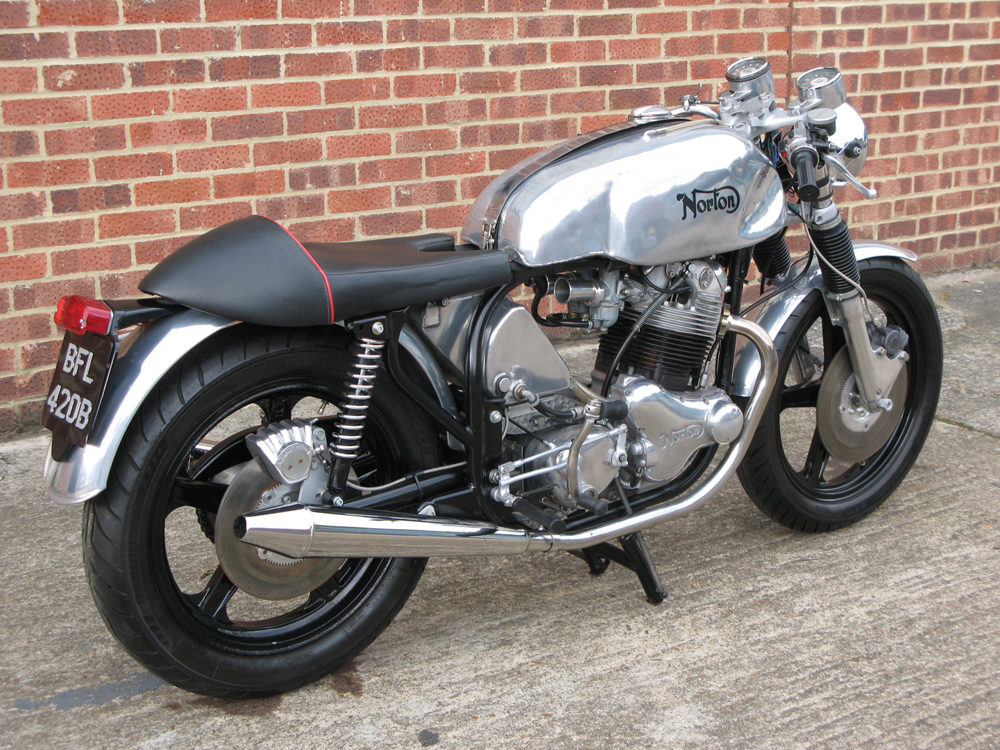 MotArt: 1964 Norton Cafe Racer