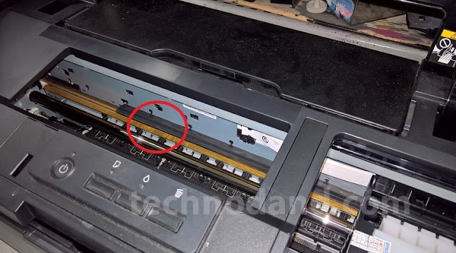 Printer Epson L1800 Load Paper Error [Kertas tertarik tapi error ...