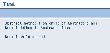 SAP ABAP 4 Tutorial: Abstract Method
