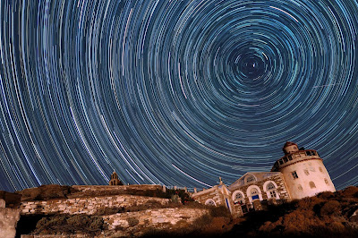 Night Sky Greece: StarTrails