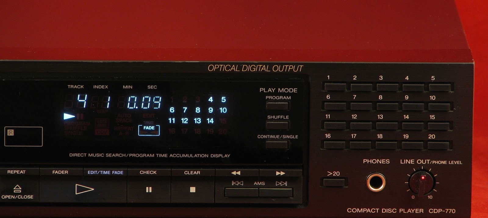 Sony CDP-770 - CD Player | AudioBaza