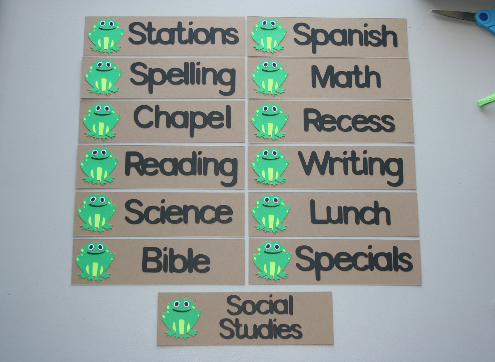 Scraps & Scarves: Frog Subject Cards