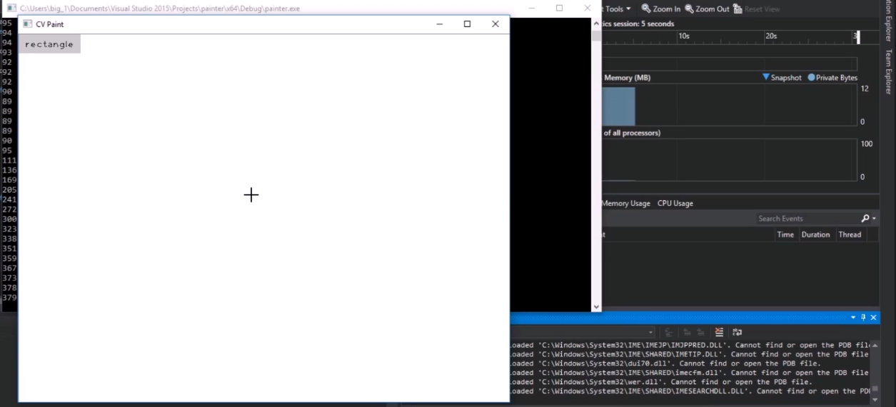 การสร้าง GUI ด้วย OpenCV และการวาดรูป