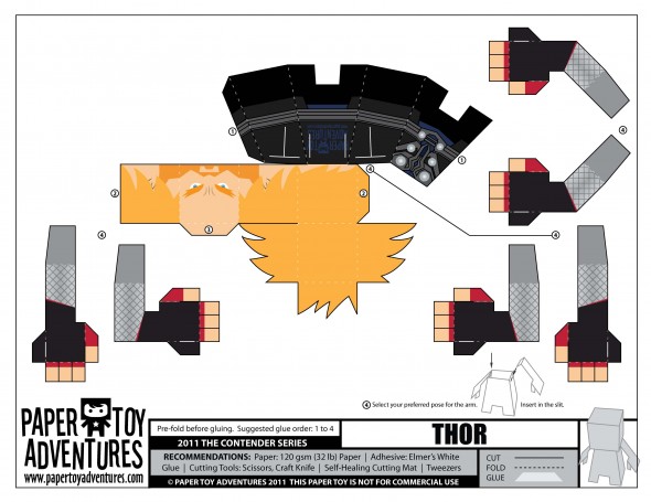 Thor - CASA DO PAPERCRAFT